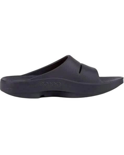 Oofos Oofa Slide In Blue Lyst