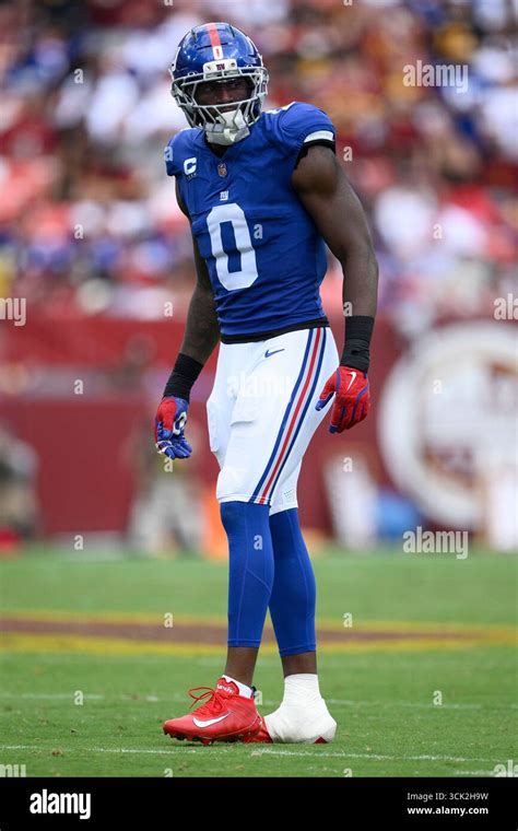 New York Giants Linebacker Brian Burns 0 In Action During The Second