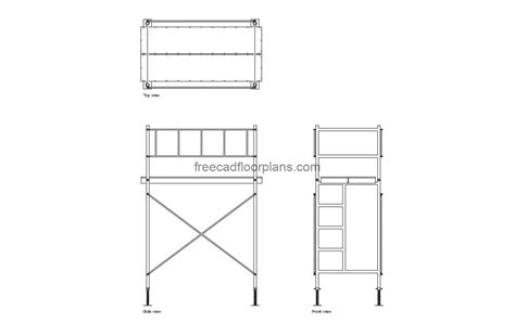 Steel Scaffolding Free Cad Drawings Scaffolding Cad Block Double