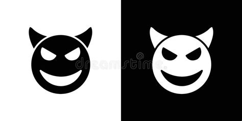 Demon Devil Icon Isolated Flat Vector In Outline Stock Vector