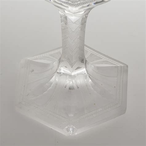 Vas Glas Sex Gracer Simon Gate Orrefors 1900 Talets Andra Kvartal