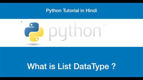 Python Beginner To Advance Lecture 7 List Data Type In Hindi Youtube