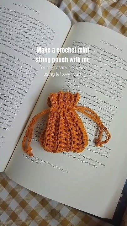 Crochet Mini Pouch Crochet Crochetpouch Stringpouch Handmade Hobby Crocheter Youtube