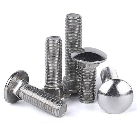Tornillos De Cabeza De Cúpula De Acero Inoxidable 304 Perno De Cabeza