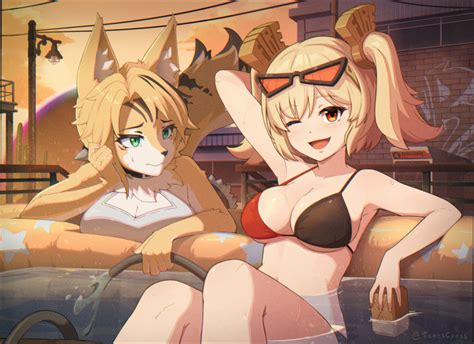 Tenescross Burnice White Pulchra Fellini Zenless Zone Zero Highres