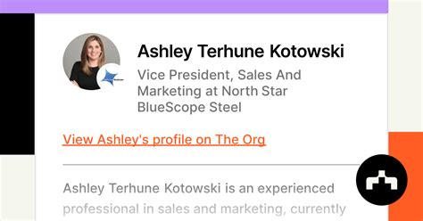 Ashley Terhune Kotowski Vice President Sales And Marketing At North Star Bluescope Steel