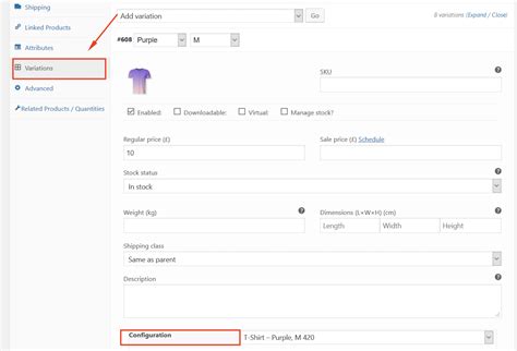 Variable Products Tutorials Orion