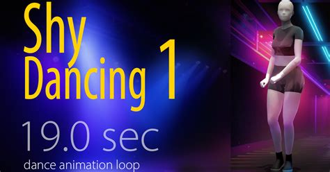 Dance Shy Dancing 1 Animation Loop 132bpm [ Free ] 3d