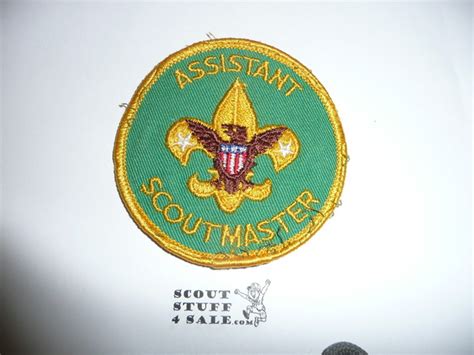 Assistant Scoutmaster Patch Asm7 1973 1989 Used