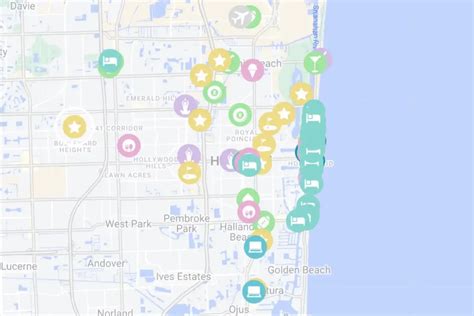 Map Hollywood Florida