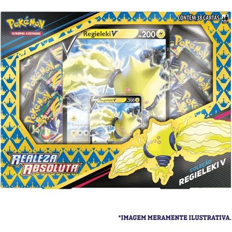 Box Pokémon Realeza Absoluta Regieleki V Copag Casa Spnola