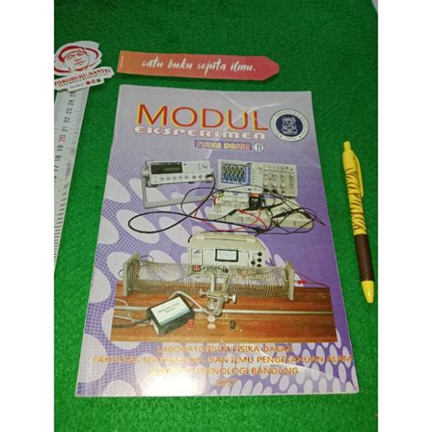 Basic Physics Experiment Module Book 2 By Itb Basic Physics Laboratory