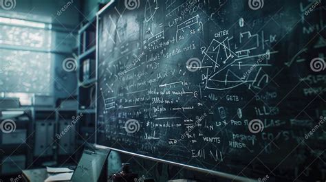 A Blackboard Filled With Various Writings And Notes Suitable For