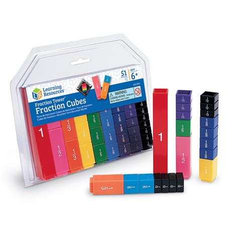 Hc1571283 Learning Resources Cubes Fraction Set Findel International