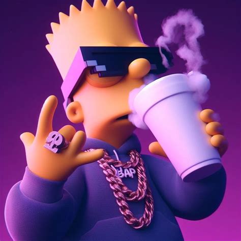 Damm Bart Cartoon Profile Pics Swag Cartoon Cartoon Character Tattoos