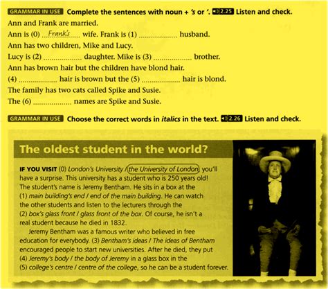 2205 Possessive Case Practice