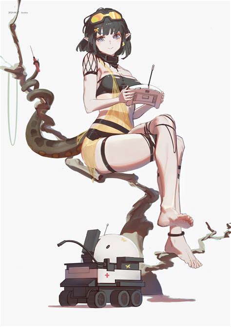 Eunectes And Lancet 2 Arknights Drawn By Kuzirakuzira19062 Danbooru