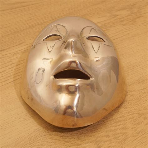 Carnival Solid Brass Mask Decorative Simple Design Etsy