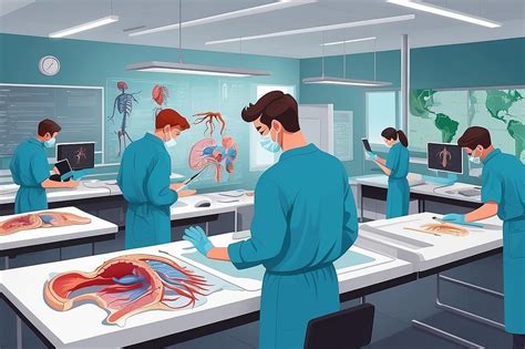 Premium Photo Students Using Virtual Dissection Software For Anatomy