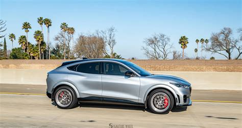 Dont Tell My Ice Friends Modified Mach E Bronco Photoshoot Macheforum Ford Mustang