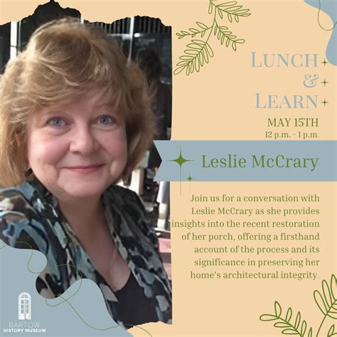 May 15 Lunch And Learn Leslie Mccrary Cartersville Ga Patch