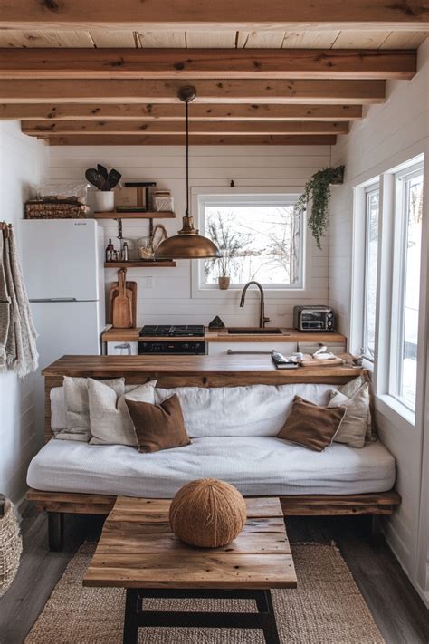 5 Cozy Tiny Home Living Rooms Tastyinteriors Tiny House Living Room Tiny House Interior
