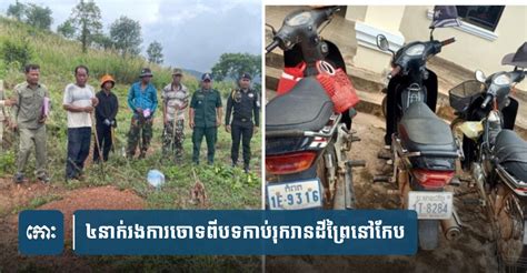 ៤ នាក់ រង ការ ចោទ ពី បទ កាប់ ដី ព្រៃ ខណៈ គាត់ ថា ស្ត្រី ម្នាក់ នៅ ភ្នំពេញ ជួល តម្លៃ ១ ហិ កតា ៣០០