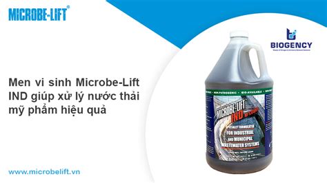 Quy Trình Xử Lý Nước Thải Mỹ Phẩm Microbe Lift