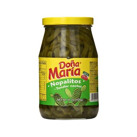Dona Maria Nopalitos Tender Cactus Nopales 15 Oz