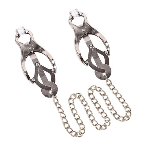 Women Metal Chain Nipple Clamps Sex Slave Bdsm Bondage Toys Aliexpress