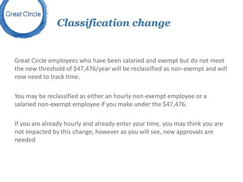 Exempt And Non Exempt Classification