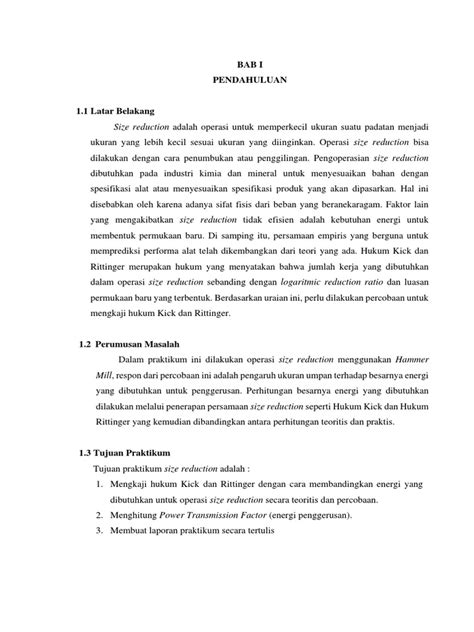 Proposal Size Reduction Pdf Teknologi And Rekayasa