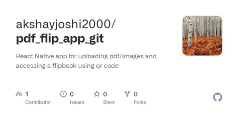Github Akshayjoshi2000pdfflipappgit React Native App For