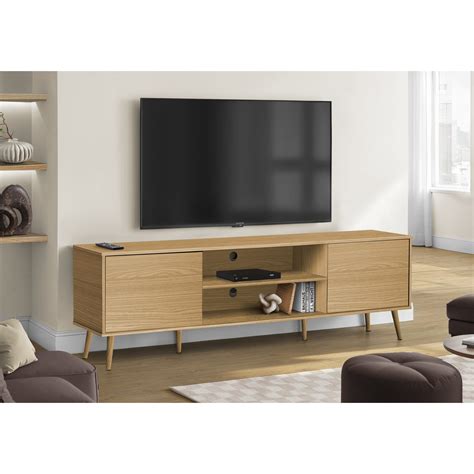 East Urban Home Tv Stand 72 Inch Console Media Entertainment Center
