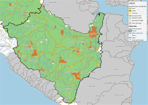 Musi River Catchment With Urban And Rural Areas Download Scientific