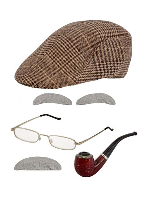 Oude Man Accessoire Set Carnaval