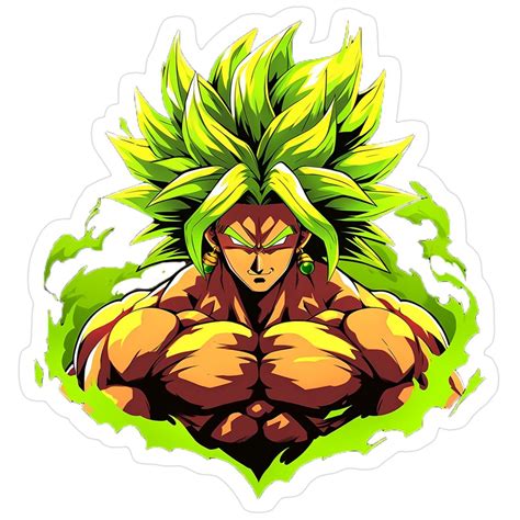 Anime Stickers Dragon Ball 1 Broly Dragon Ball Sticker Cute Broly