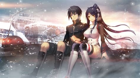 Gijou Mitsumi And Nagaoka Souun Tokyo Necro Drawn By Oosakishinya