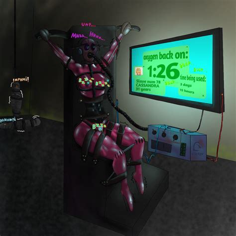 Rule 34 3girls Asphyxiation Bdsm Bondage Bondage Chair Breath Play