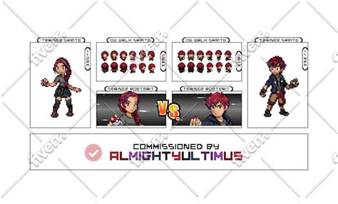 Create Gen Custom Pokemon Overworld Trainer Sprite Sheet 680x411