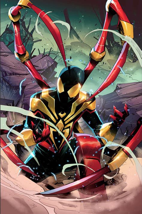 Iron Spider Miles Morales Comics Minecraft Skin