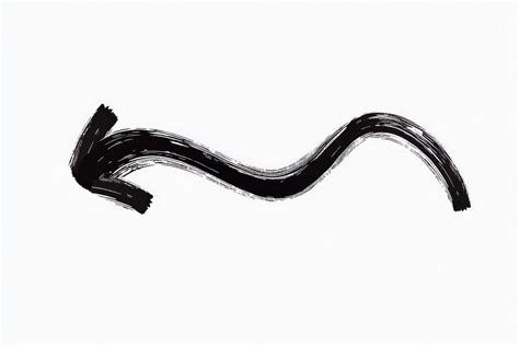 Squiggle Arrow Black Illustration Directional Free Photo Illustration Rawpixel