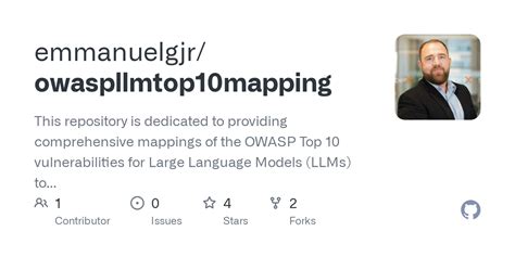 Github Emmanuelgjrowaspllmtop10mapping This Repository Is Dedicated
