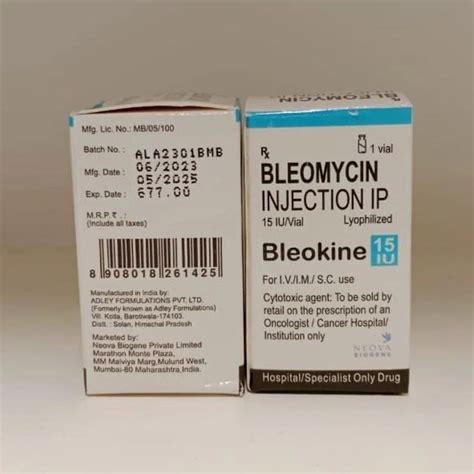 Bleomycin Bleokine Injection At ₹ 677 Box Jaripatka Nagpur Id 2854011714762