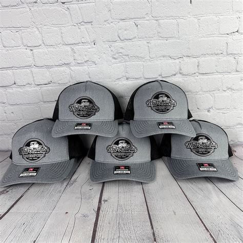 Leather Patch Trucker Hat Custom Logo Hat Custom Leather Patch Hat