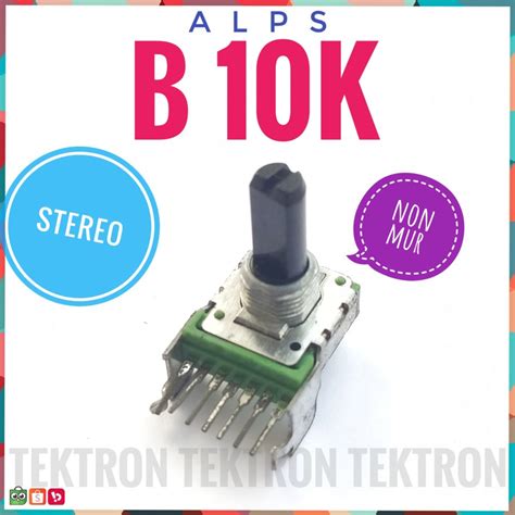 Jual Alps B10k Potentiometer Stereo B103 Potensio 10k 10kohm Non Mur