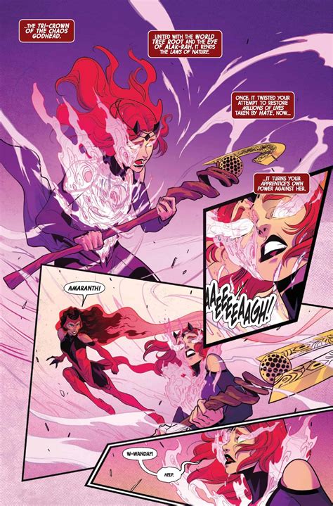 Wandas Erratic Protégé Amaranth Has Turned Against Her In Scarlet