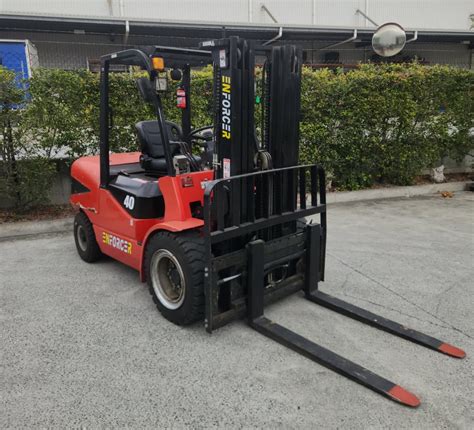 Used Enforcer 4t Diesel Forklift Fork Force Australia
