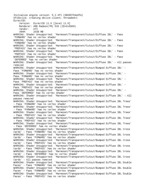 output log pdf shader computing platforms