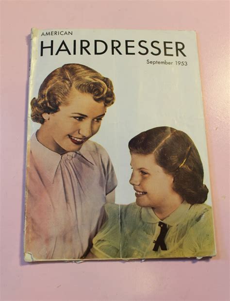 Pin Curl Setting Patterns From 1953 Va Voom Vintage Vintage Fashion